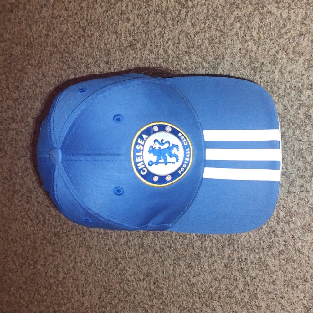 Adidas Epl Chelsea Fc Stitched Patch Strapback Hat Ca… - Gem